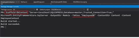 getting started with entity framework orm in asp core thecodebuzz
