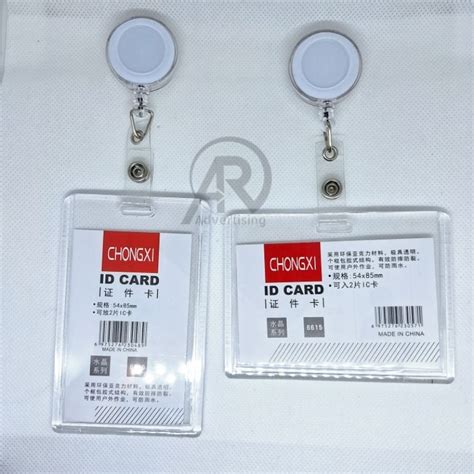 Jual Tempat ID Card Akrilik Yoyo Holder ID Card Acrylic Yoyo ID