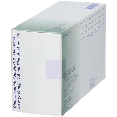 Olmesartan Amlodipin Hct Heumann Mg Fta St Mit Dem E