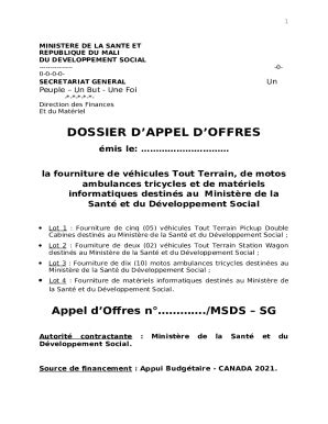 La Ministre De La Sant Et Du Dveloppement Social A Reu Doc Template