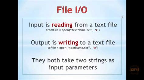 Python Tutorial 120 File Input Output Youtube