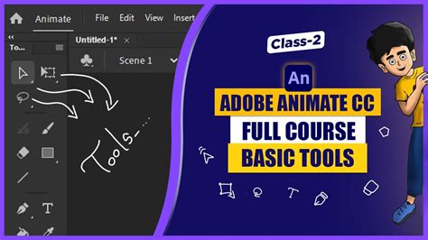 Adobe Animate CC Bangla Tutorial Class 2 Basic Tools Adobe Animate