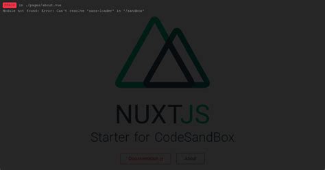 Nuxt Scss Js Example Forked Codesandbox