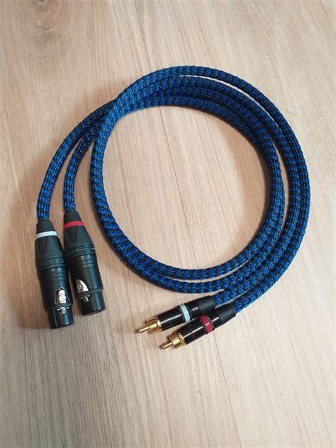 Semi Balanced XLR Female To RCA Male Audio Hi Fidelity Interconnect