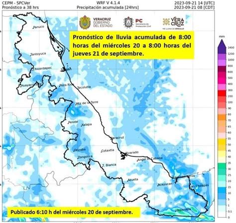 Así estará el clima en Xalapa este miércoles 20 de septiembre