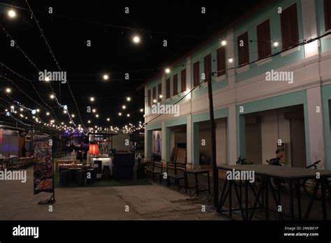 Night Market In Vientiane Laos Stock Photo Alamy