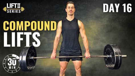 30 Min FULL BODY BARBELL WORKOUT Compound Exercises YouTube
