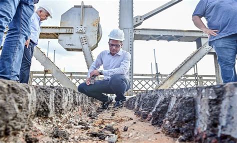 Governador Gladson Cameli realiza nova visita às obras na Ponte