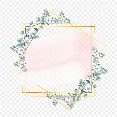 Hexagon Wedding Vector PNG Images Hexagonal Wedding Frame Decoration