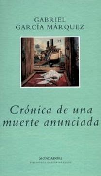 Libro Cr Nica De Una Muerte Anunciada De Gabriel Garc A M Rquez