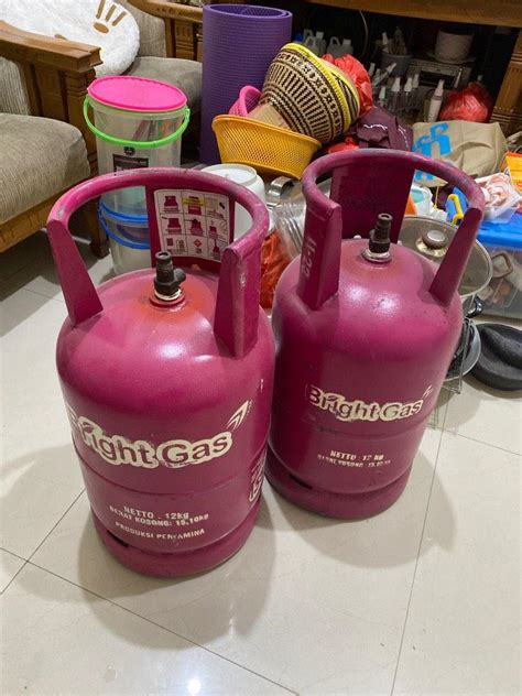 Tabung Gas LPG 12kg Bright Gas Kosong Kitchen Appliances Di Carousell