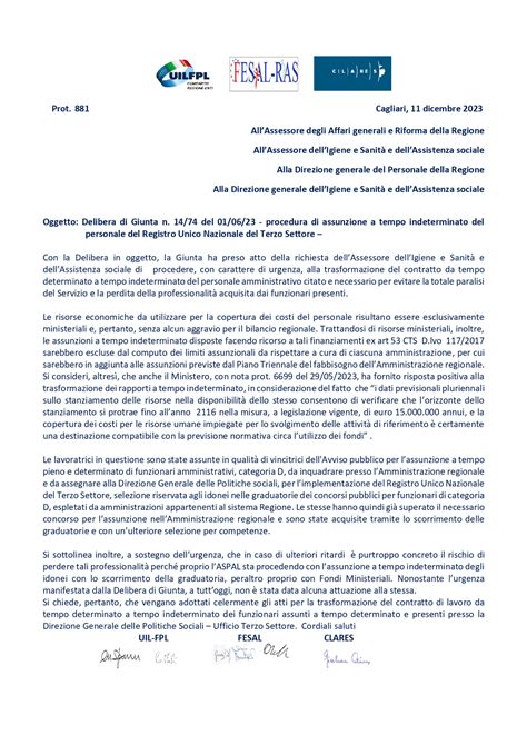 Procedura Di Assunzione A Tempo Indeterminato Del Personale Del