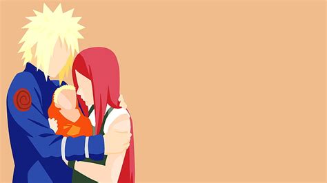 Hd Wallpaper Anime Naruto Kushina Uzumaki Minato Namikaze Naruto