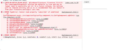 angular angularfire2 cannot read property subscribe of undefined stack overflow