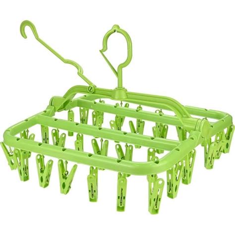 Étendoir Chaussette Séchoir À Linge Avec 32 Pinces Séchoir À