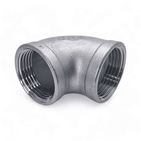 Conexão Cotovelo 90 Rosca BSP Fêmea Inox 304 1 pol Inversa BrewShop
