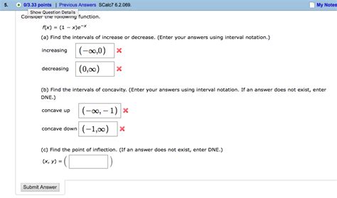solved consider the following function f x 1 x e x
