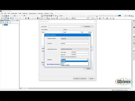 3 Making Connection Between ArcMap And PostgreSQL YouTube