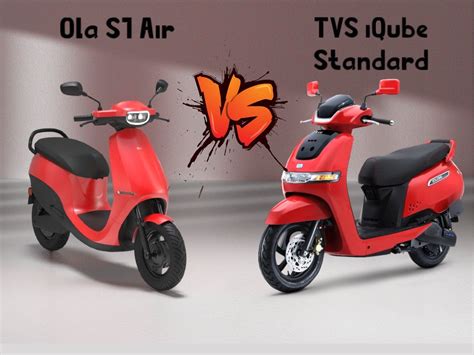 Ola S1 Air Vs TVS IQube Electric Standard Features Compared ZigWheels