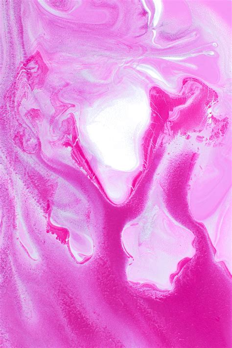 Paint Stains Mixing Abstraction Purple White HD Phone Wallpaper