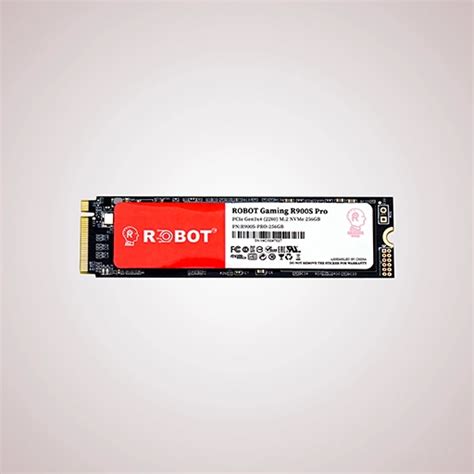 NVMe SSD M 2 R900S Pro 256GB PCIe Gen3x4 Robot Gaming