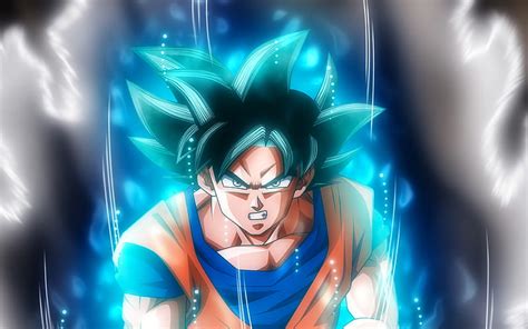 1920x1080px 1080P Descarga gratis Ultra instinto goku luces de neón