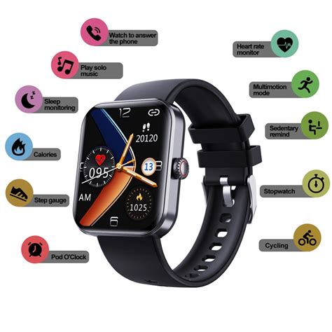 F57L 1 91 Smart Watch Wasserdichtes Sportarmband Mit Blutzucker