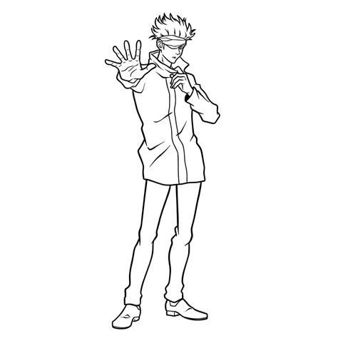 How To Draw Satoru Gojo A Detailed Step By Step Guide