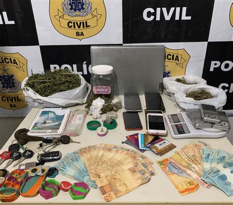 Quadrilha envolvimento no tráfico de drogas é presa em Seabra