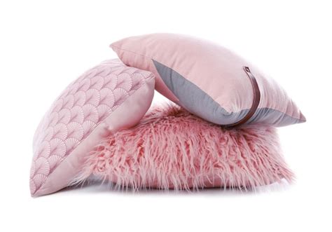 Premium Photo Stylish Colorful Pillows On White Background