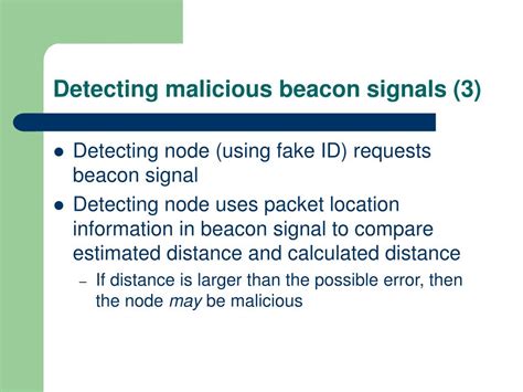 ppt detecting malicious beacon nodes for secure location discovery in wireless sensor networks