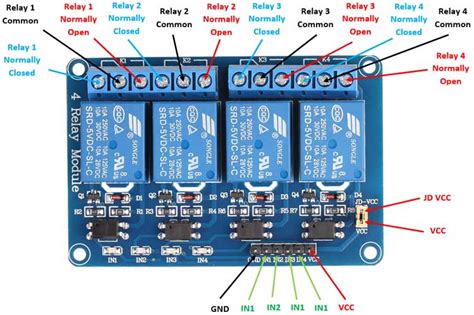 Arduino 4 Channel Relay Module