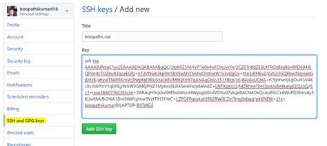 manage multiple git accounts using ssh key authentication