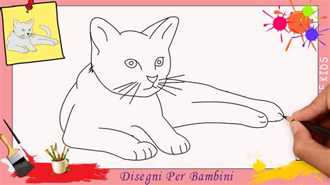 Disegni Di Gatti 2 Come Disegnare Un Gatto FACILE Passo Per Passo Per