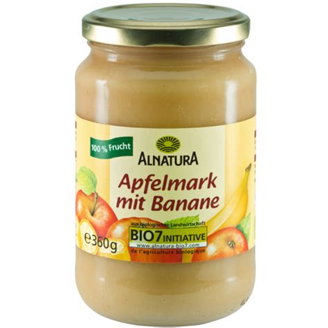 Alnatura Bio Apfelmark Mit Banane 360G