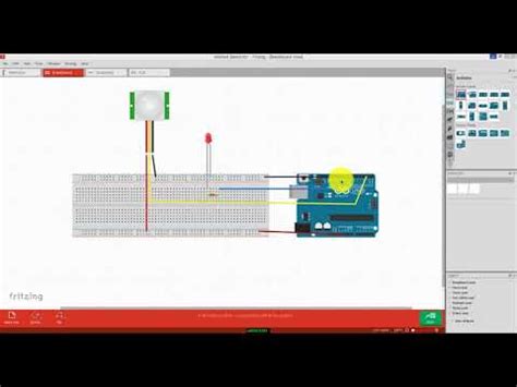 Menggunakan Sensor Pir Gerak Pada Arduino Uno Youtube