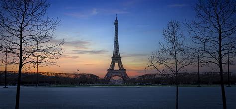 Eyfel Kulesi Paris Ehir Mimarl K G N Bat M Hd Duvar Ka D Pxfuel