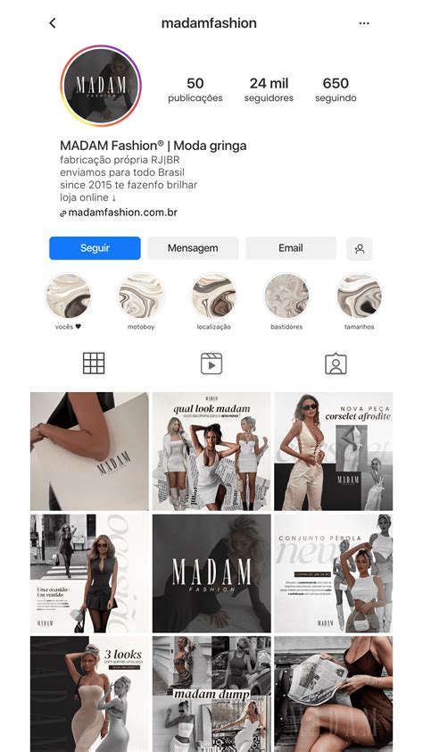 Social Media Loja De Roupa Behance