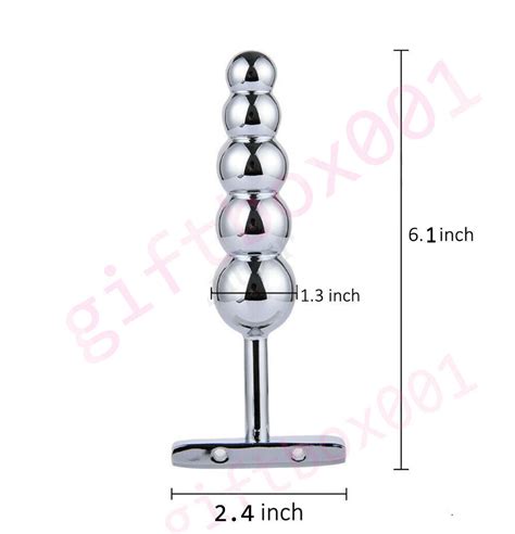 Butt Plug Anal Beads Dildo Stainless Steel Metal Ball Sex Toys For Women Couples Ebay