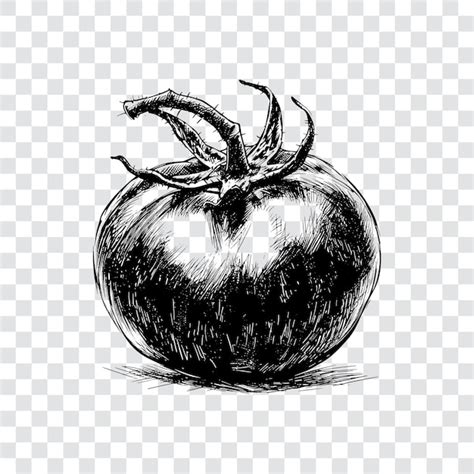 Premium Vector Tomato Hand Drawn Engraving Style Vector Illustration