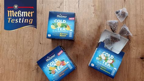 Kalt gebrauter Tee Meßmer Cold Tea Testing YouTube