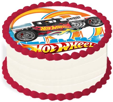 Op Atek Na Tort Cm Samochody Hot Wheels Urodziny Allegro Pl