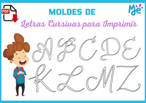 Moldes De Letras Cursivas Mayusculas Y Min Sculas Para Manualidades