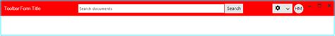 customizing appearance winforms toolbarform telerik ui for winforms