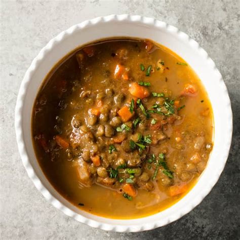 Hearty Lentil Soup America S Test Kitchen Recipe