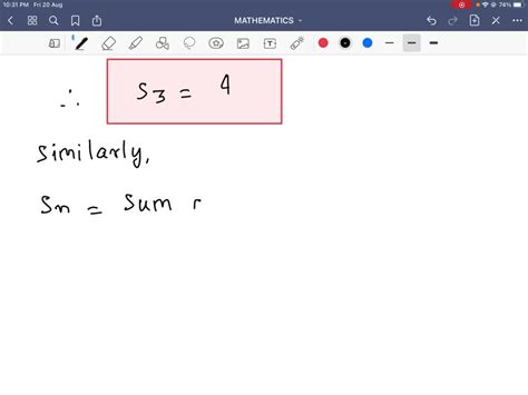 SOLVED Starting From First Principles Prove That The Sum Of The First