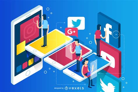 Descarga Vector De Ilustración De Trabajo En Equipo Social