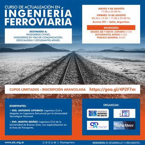 Curso de Actualización en Ingeniería Ferroviaria