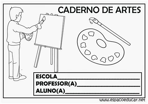 Ideias De Abertura De Caderno De Artes