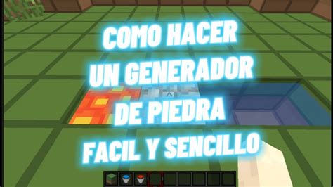 Como Hacer Un Generador De Piedra Facil Y Sencillo Loquendo Youtube